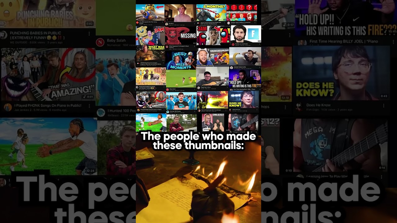 YouTube Thumbnail Hall of Fame