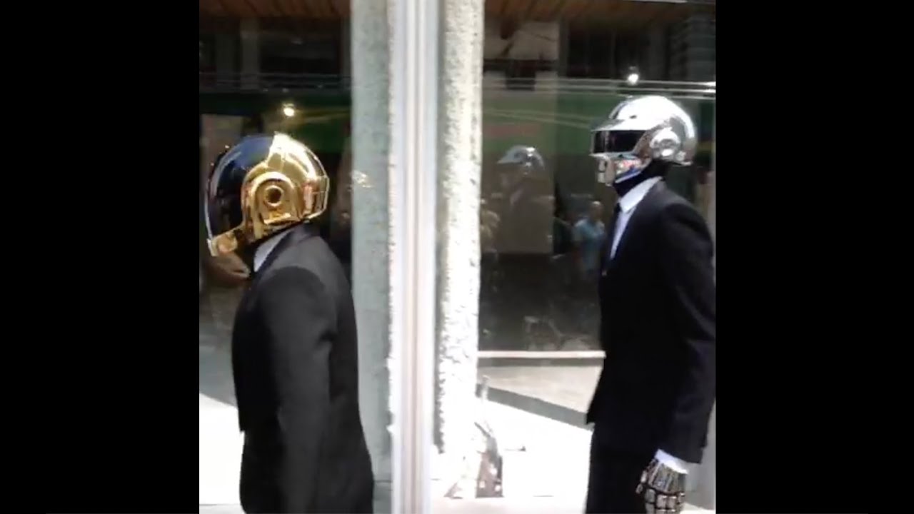 Daft Punk Shooting in NYC for Vogue (2013)