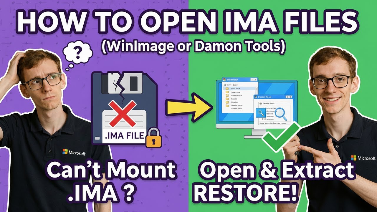 Opening IMA Files (WinImage or Daemon Tools)