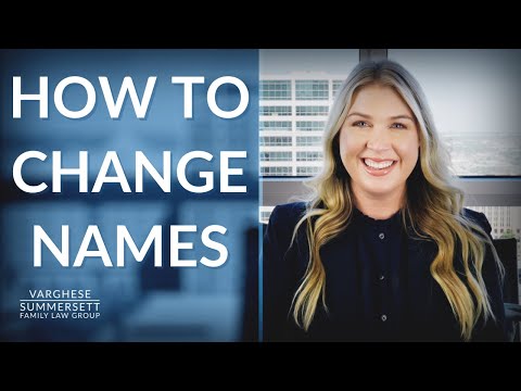 How Do You Change Your Name (Or Your Child's Name) In Texas? | Family Law