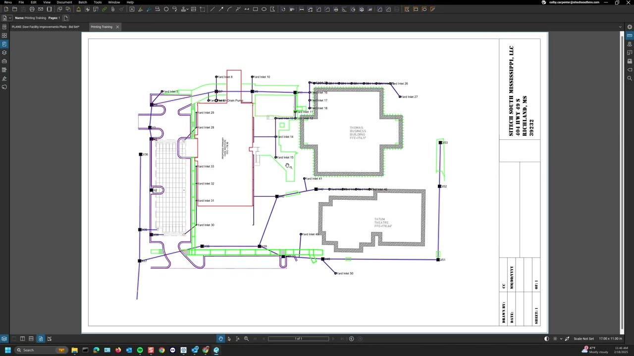 Trimble Business Center - Print to PDF