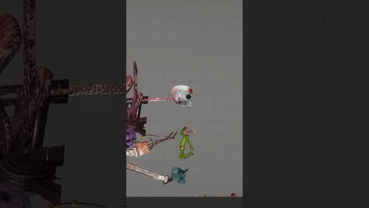 Melon Sandbox Weird Prototype Poppy Playtime Mod #shorts