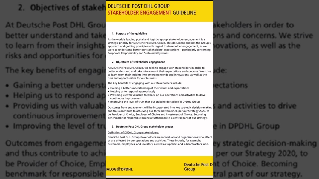 Managerial Communication - DHL Oral Presentation