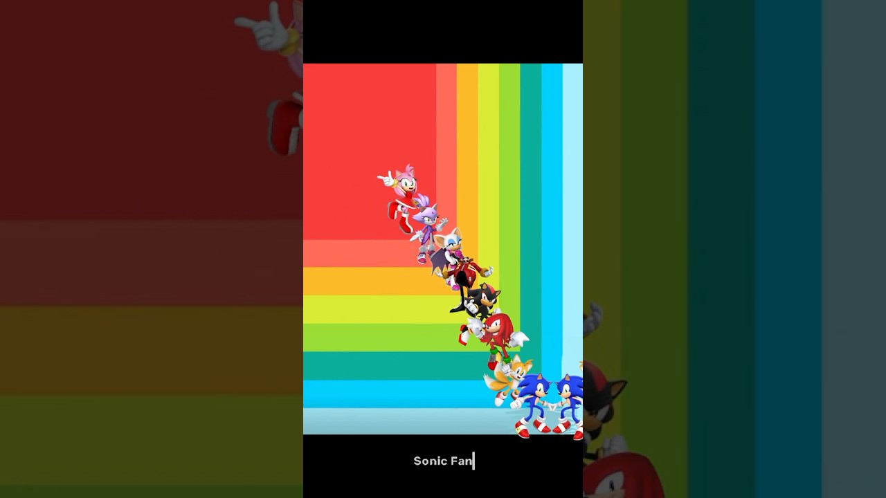 Sonic,Tails,Knuckles,Shadow,Eggman,Rouge,Blaze,Amy❤️ edit#fypシ゚viral #edit #youtubeshorts #shorts