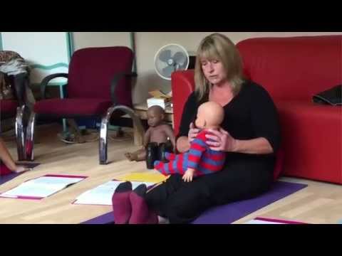 Baby Yoga Training, Mother & Baby Unit, Queen's Medical Centre, Nottingham