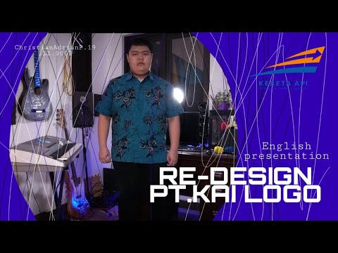 #FinalTestEnglish ( Re-design PT. KAI Logo ) - Christian Adrian P. - 19.L1.0002