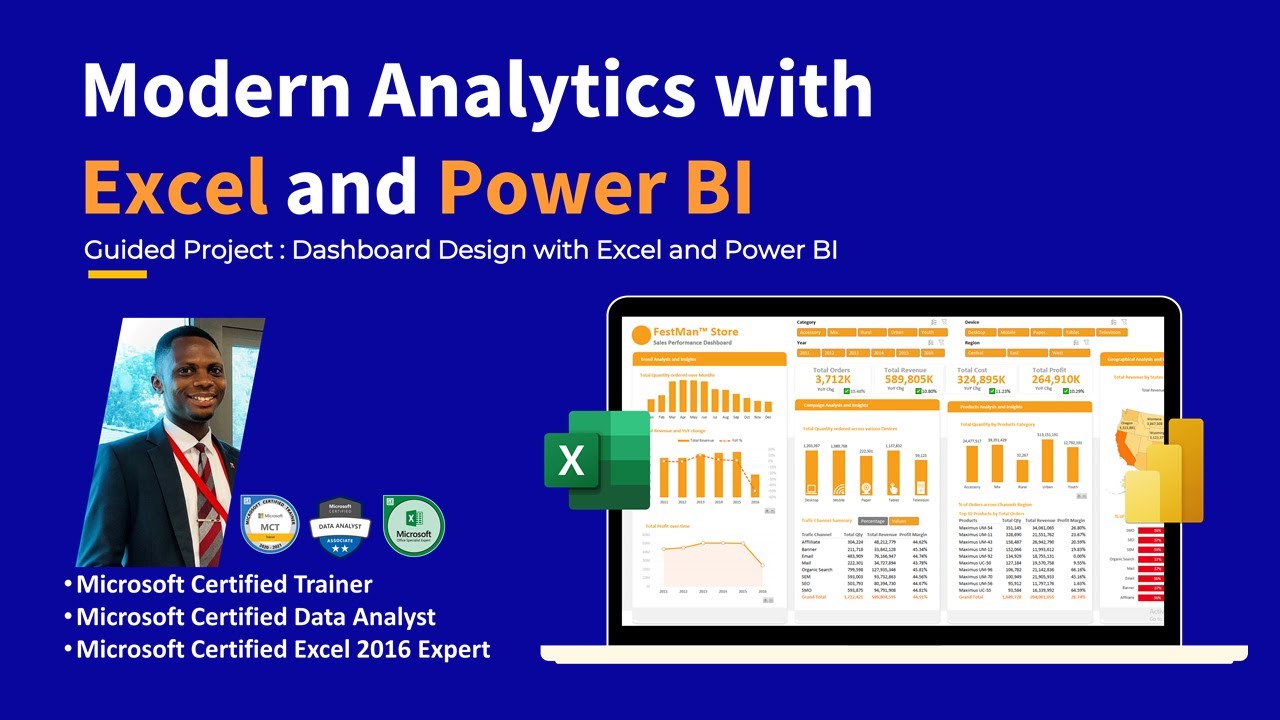 Modern Analytics with Excel and Power BI Online Course Intro