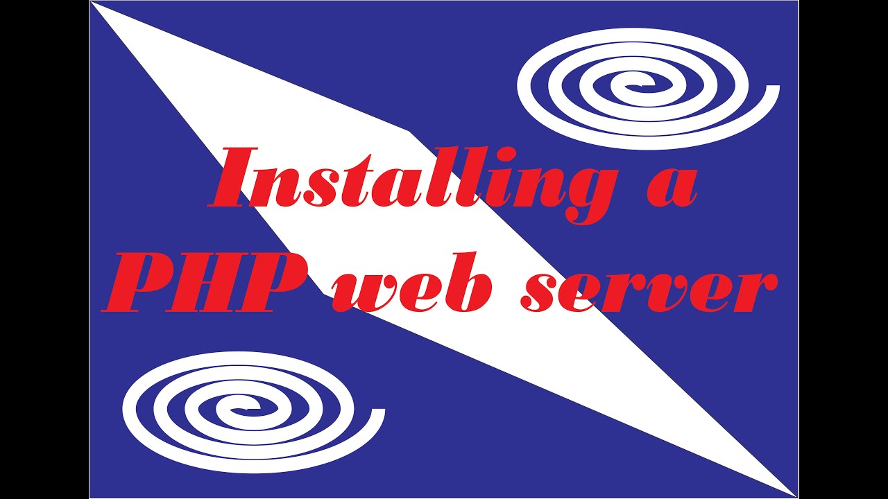 Installing a PHP web server