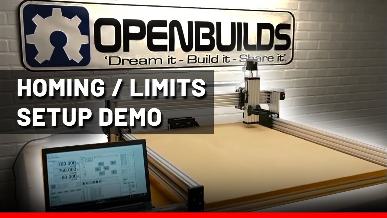 OpenBuilds Quick CNC homing and limits demo