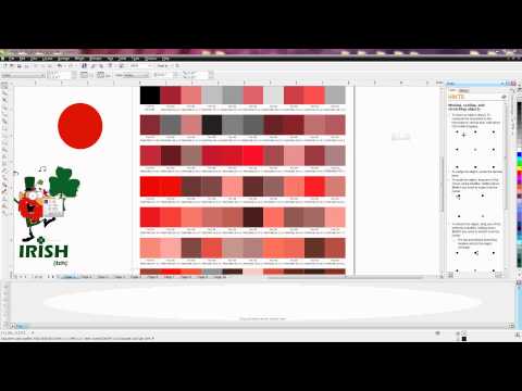 Corel: How to Select a Spot Color Using the Pantone Color Chart