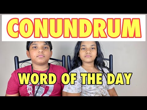 conundrum meaning | conundrum pronunciation | define conundrum