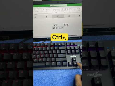 Excel Shortcut key for Date and Time #excel #exceltutorial #shortcutkeys #trending #dysatech