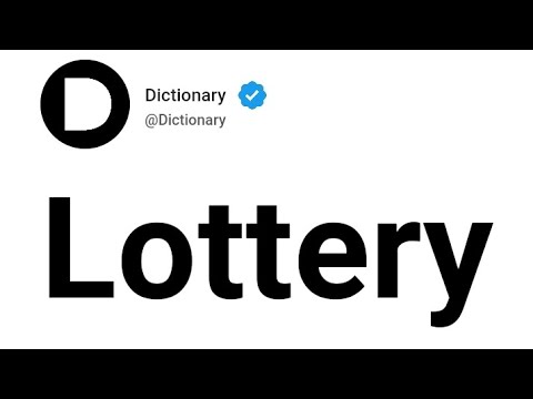 Lottery Meaning In English