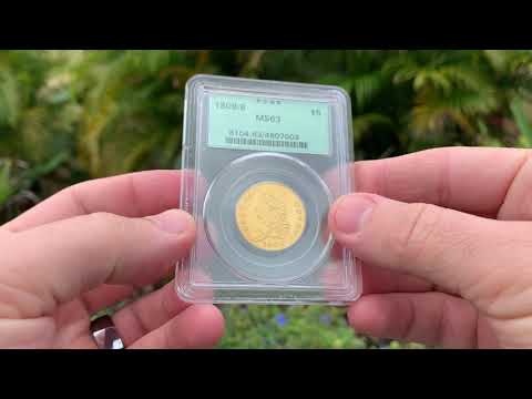 1809/8 PCGS MS63 $5 Capped Bust Half Eagle Featured Coin Video