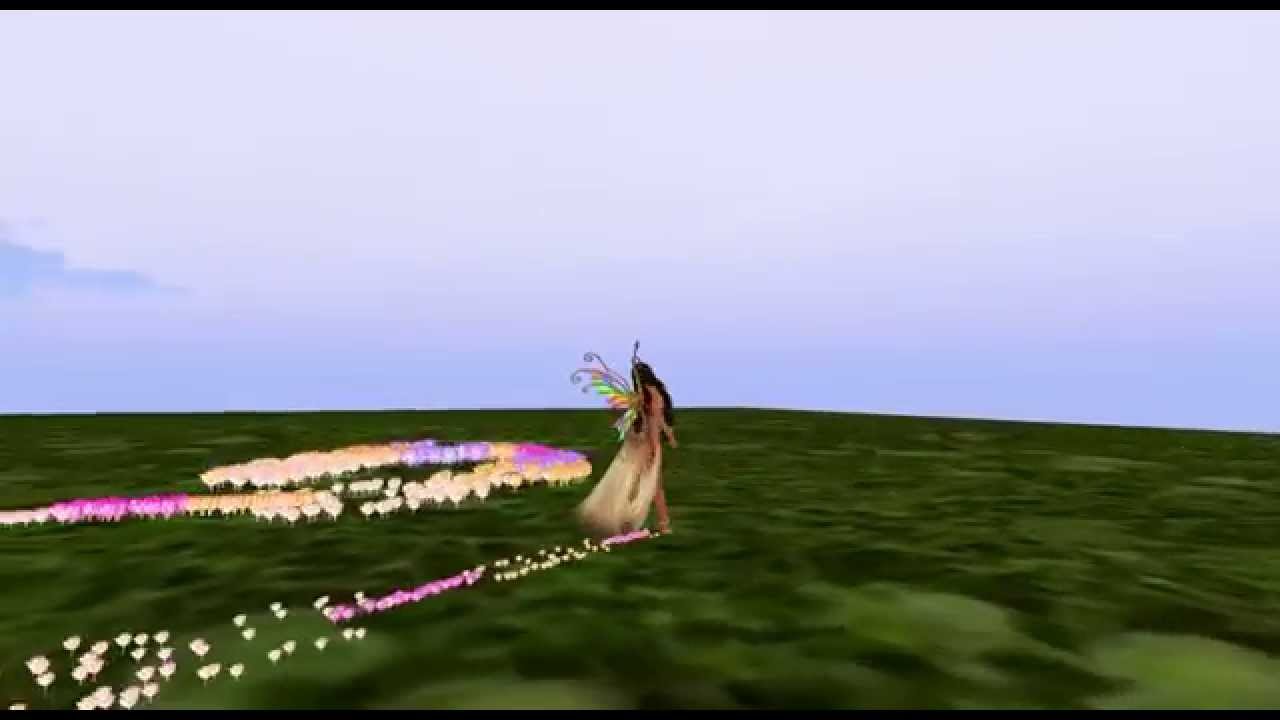 Path flowers normal particles in Second Life