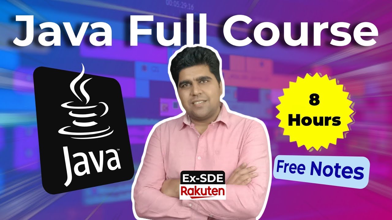 🔥 Learn Java in 8 Hours | Full Course 2025