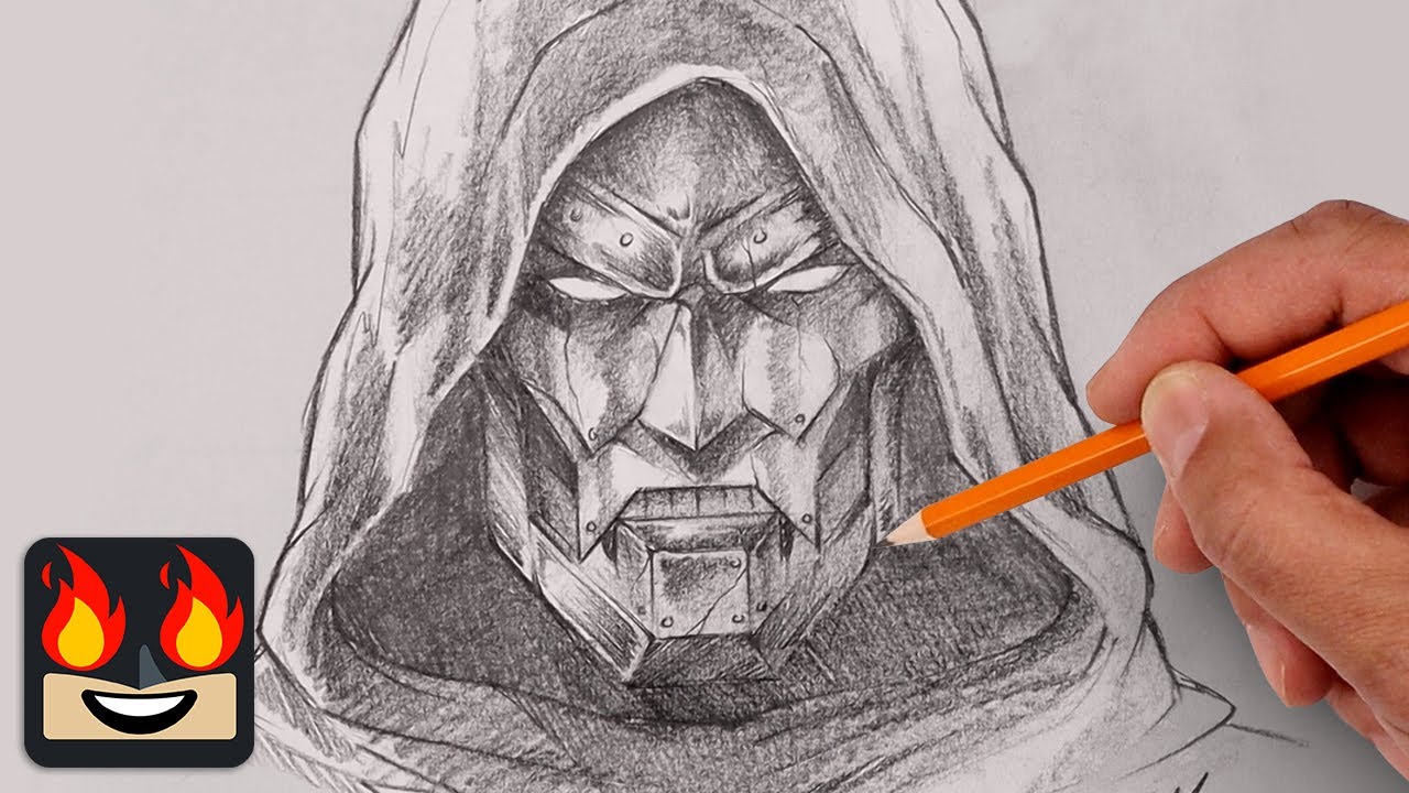 How To Draw Doctor Doom | Sketch Tutorial