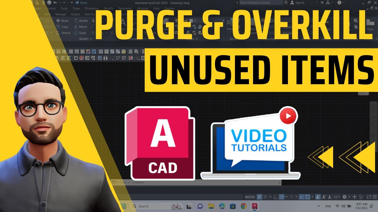 How to Removes duplicate or overlapping using overkill command