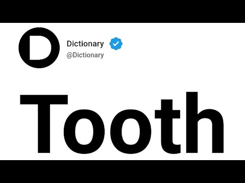 Tooth Meaning In English