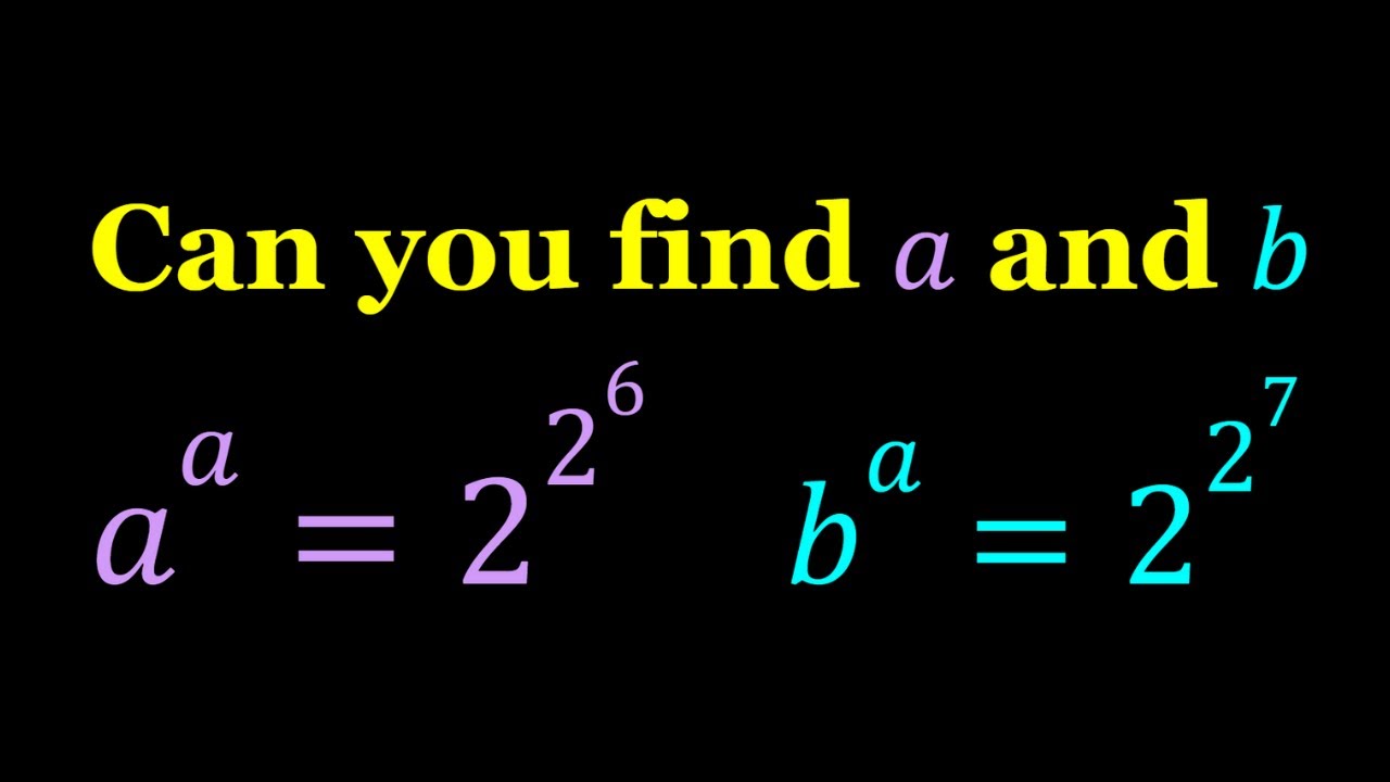 Solving an Exponential System in Two Ways