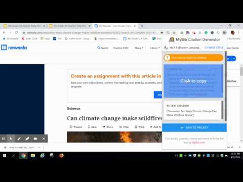 How to Use MyBib Citation Generator