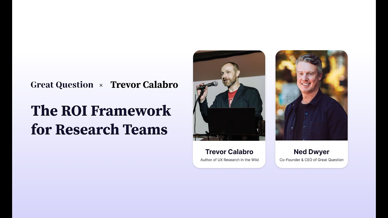 The ROI Framework for Research Teams