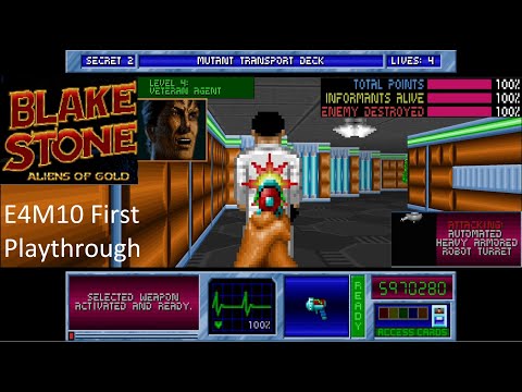 Steam Community :: Video :: Blake Stone: Aliens of Gold E4M10, Veteran ...