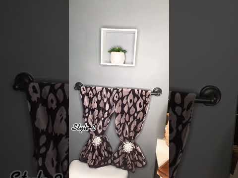 3 Bath towel styling ideas.. #bathroom #bath #style #bathtowel #towelart #decor #cozy