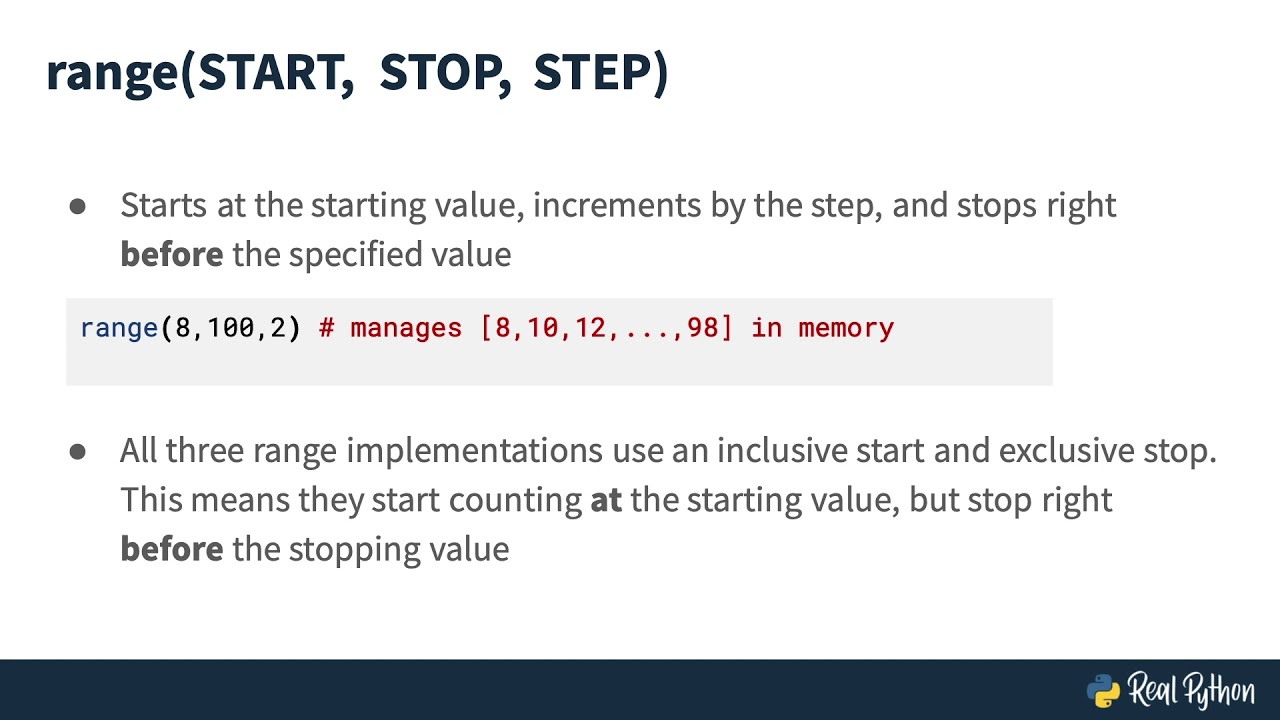 How to Use range() in Python