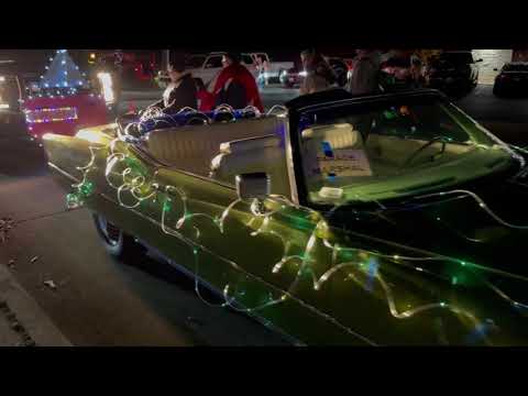 Granbury, TX Parade of Lights 2021 Grand Marshall Car