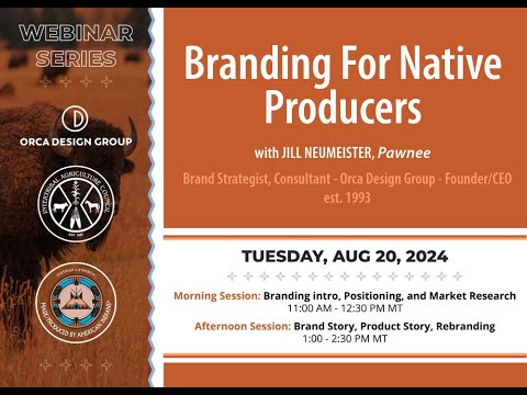 Native Market Success Workshop | Branding for Native Producers: Part 1
