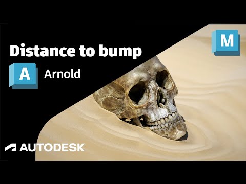 Arnold Tutorial How To Use The Distance Shader To Create A Ripple