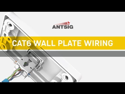 ANTSIG : How to Wire a CAT6 Wall Plate
