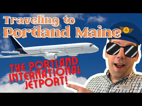 What is it like flying into Portland Maine : The Portland International Jetport