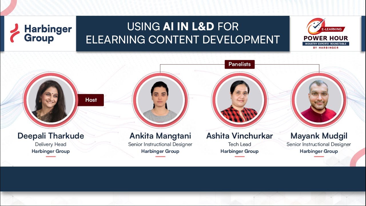 Webinar - Using Generative AI in L&D for eLearning Content Development