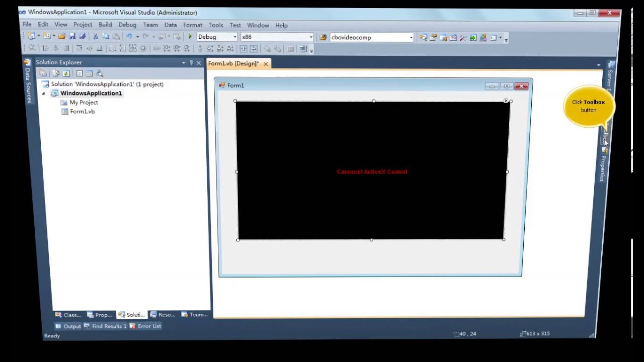 Visual Basic Tutorial - How to create Carousel Viewer with VB.NET or C#