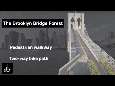 Future New York - Brooklyn Bridge Forest