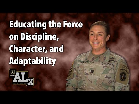 Educating the Force on Discipline, Character, and Adaptability