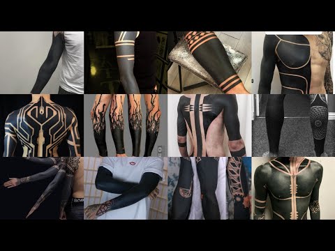 Blackout Tattoo - Black and Grey tattoo for men@Keshibooandklife
