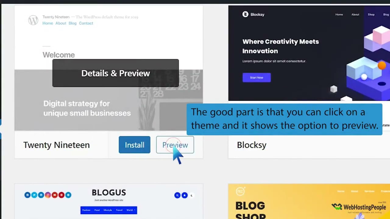 How to Install a New WordPress Theme   WebHostingPeople