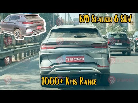 BYD Sealion 6 Spied In India - Plug-In-Hybrid SUV - 1000+ Kms Range - India Launch Soon?