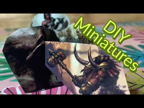 DIY D&D Miniatures under $5.00! #dnd #dungeonsanddragons #diy #ttrpg