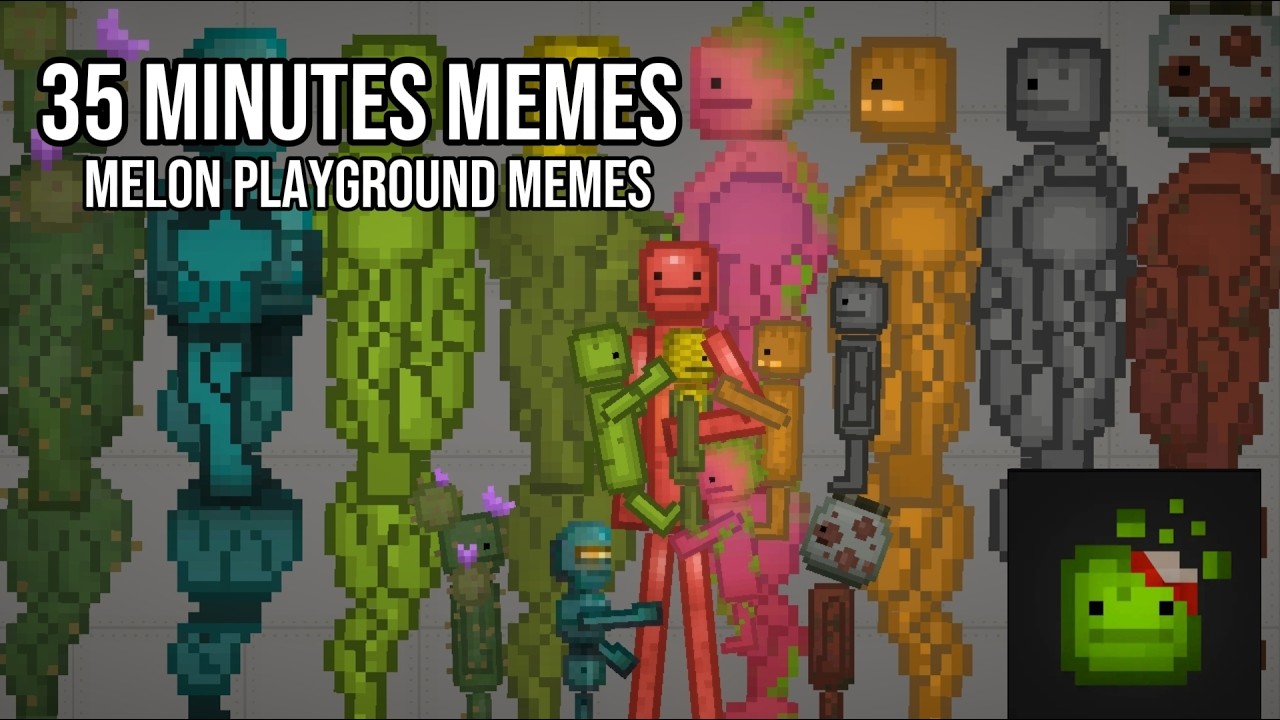 35 MINUTE'S OF MELON PLAYGROUND MEMES|#4 FULL COMPILATION