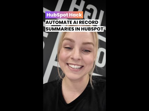 Save HOURS with this genius HubSpot + AI hack! 💡 #ai #hubspot #crm #hubspothack #digitalmarketing