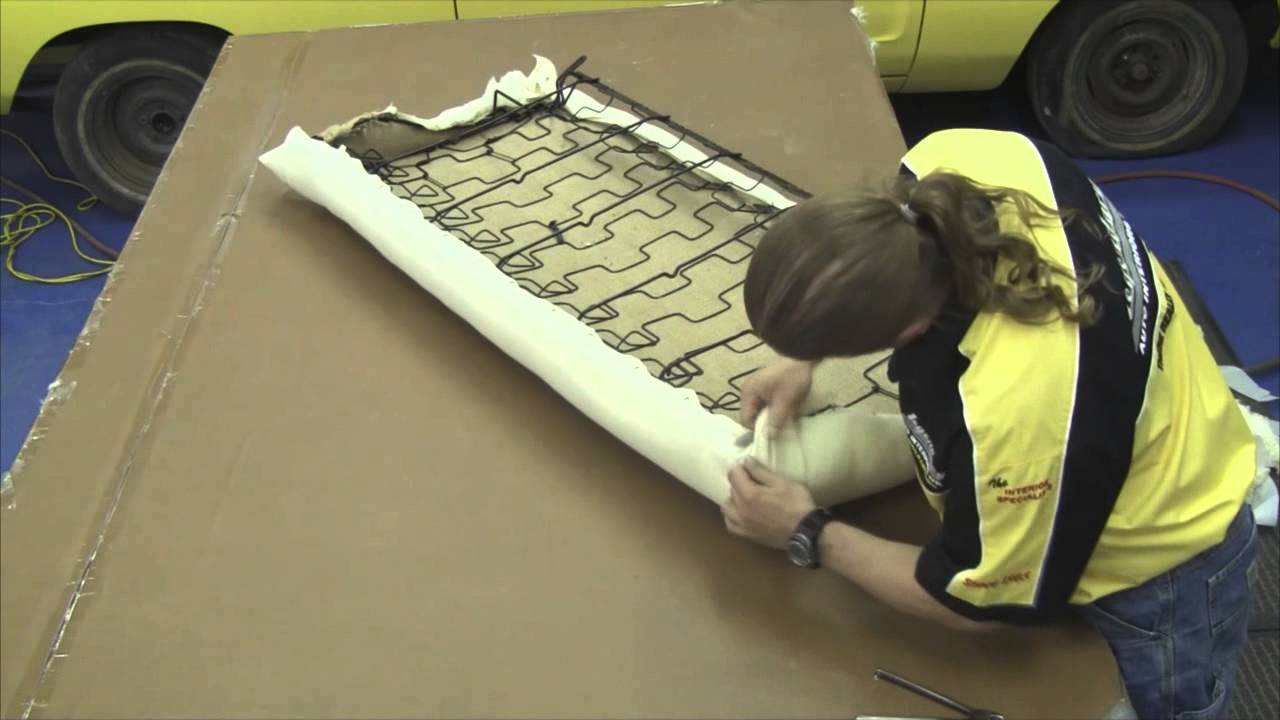 1969 Dodge Charger Hardtop Rear Seat Cover Installation