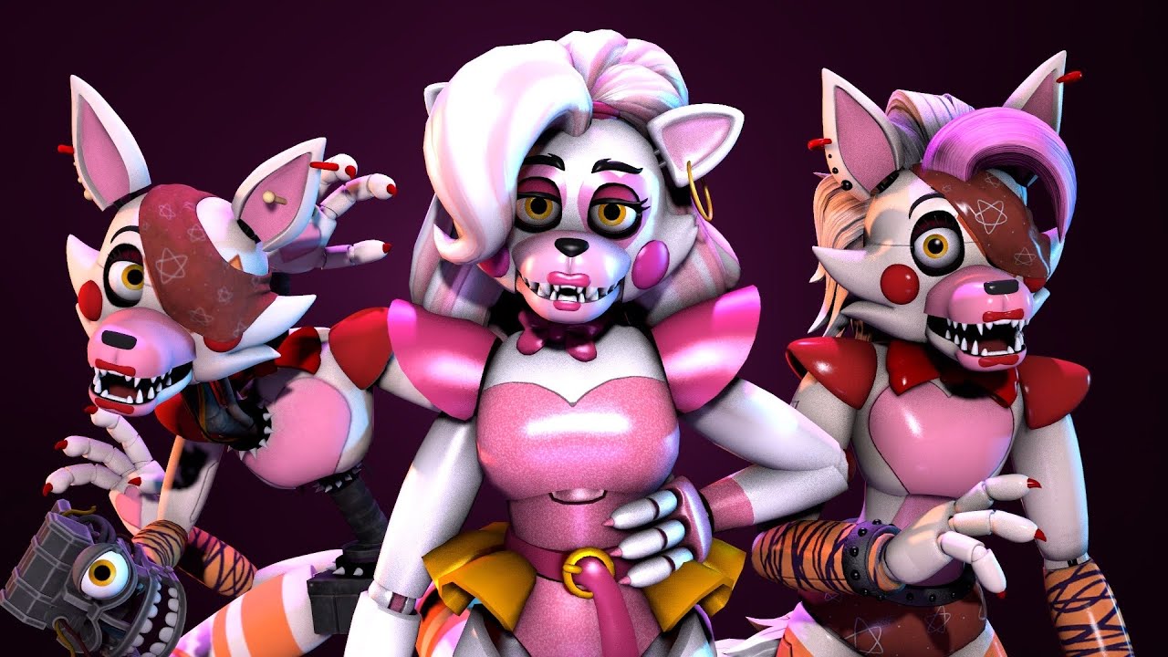 Glamrock Mangle Generations | FNaF SB Speed Art [SFM]