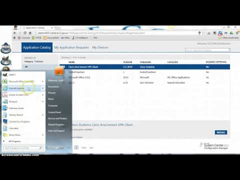 Installing Software from the Application Catalog