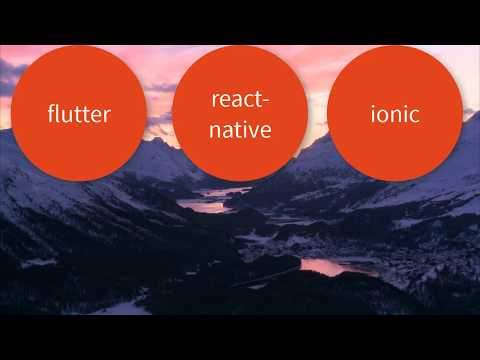 Best Mobile Development Frameworks Flutter React-native Ionic #MobileFrameworks #apps iOS Android