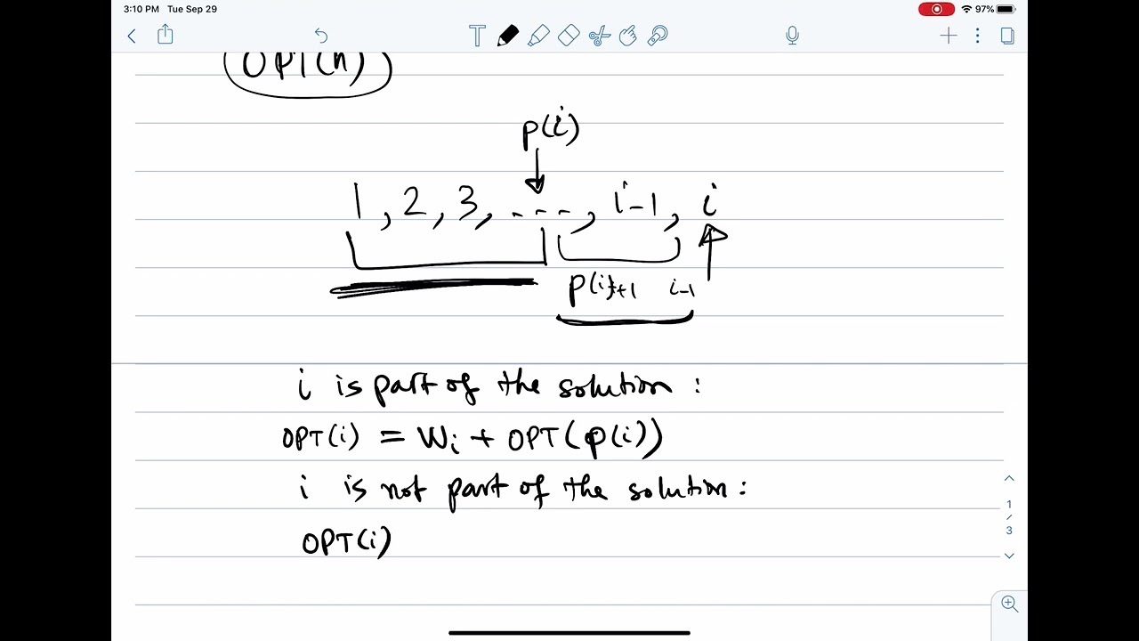 Dynamic Programming: The Weighted Compatible Intervals Problem
