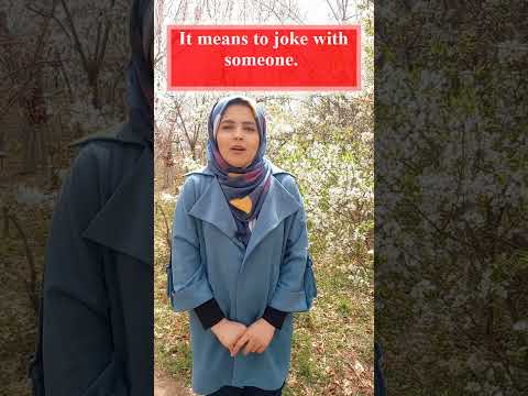 Persian Proverb, Persian Idiom. sar be sare kasi gozashtan